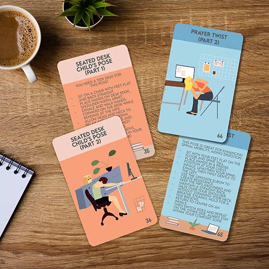 Yoga at Your Desk Cards - from Gift Republic